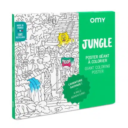 OMY Coloring Poster - Boyama Posteri - ABC - Magic Journey