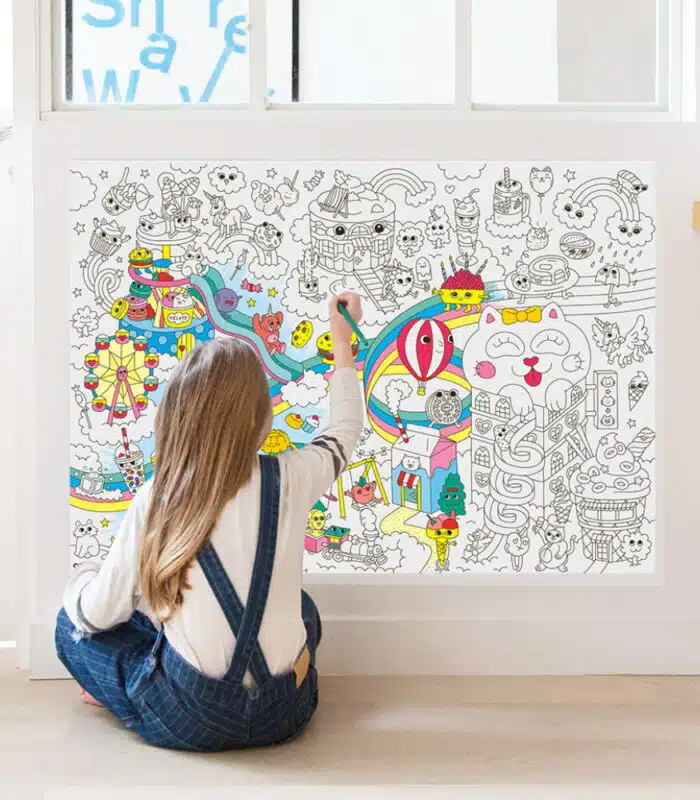 OMY Coloring Poster - Boyama Posteri - Kawaii - Magic Journey