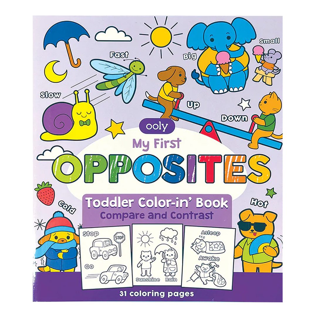 Ooly Boyama Kitabı - My First Opposites - Magic Journey
